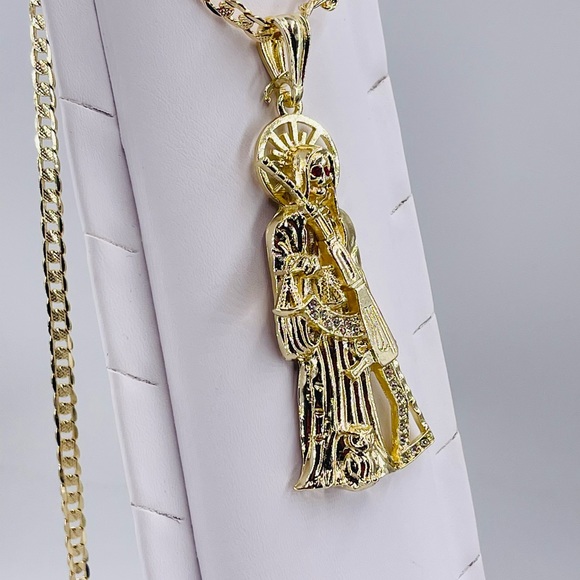 Accessories | The Grim Reaper And Chain Gold Plated | Poshmark